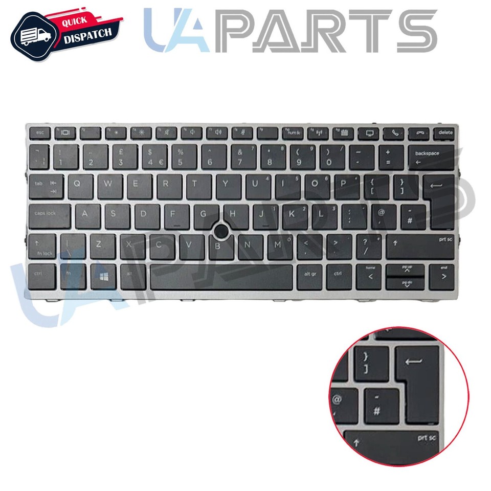 For HP Elitebook 730 G5 735 G5 830 G6 836 g6 UK Laptop Keyboard | eBay ...