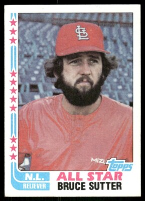 1982 Topps All-Star #347 Bruce Sutter St. Louis Cardinals baseball card ...