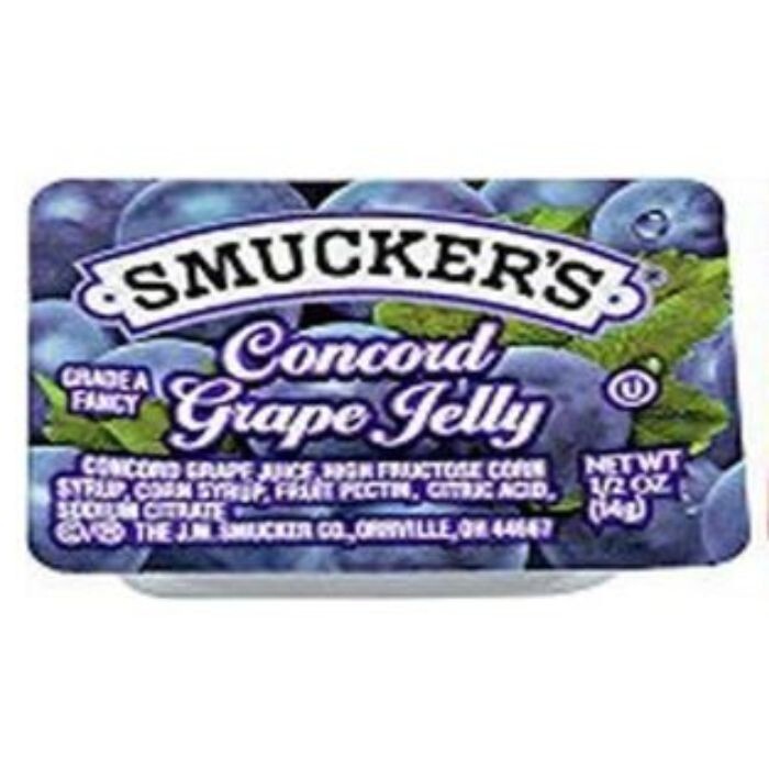 Smucker's Jam & Jelly Variety Pack – 200 Single-Serve Grape, Apple ...