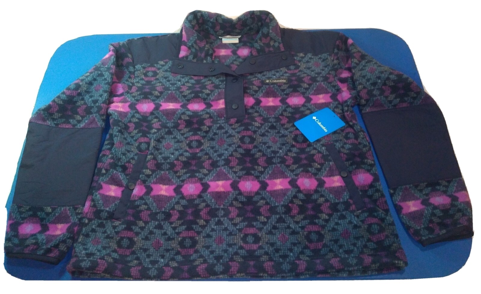 Columbia Women’s Benton Springs Crop Pullover Sweater *Aztec Print ...