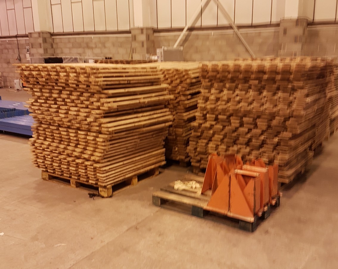 Pallet Racking Slat Decking Boards Wood 1200mm x 1320mm | eBay UK