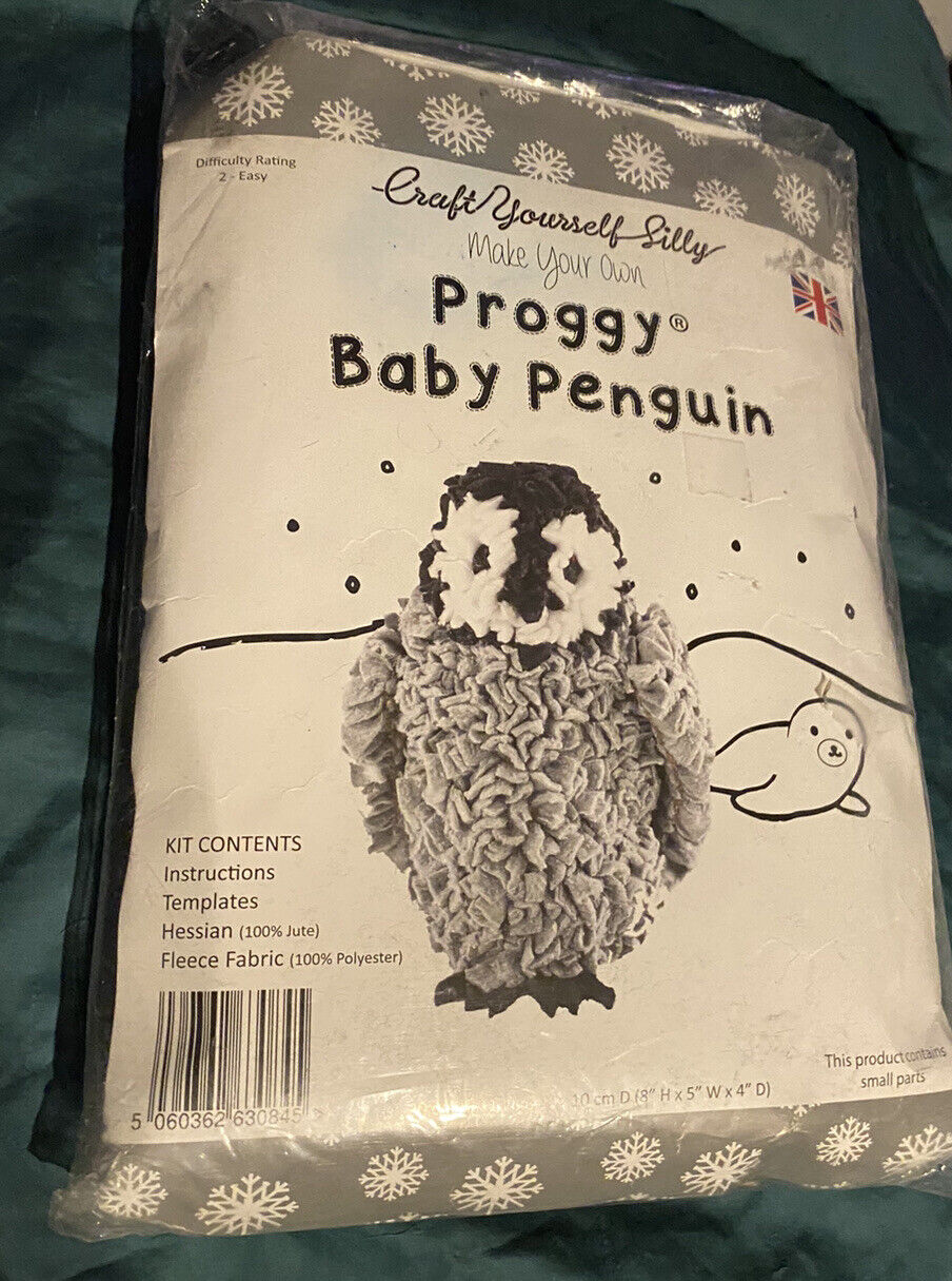NEW Craft Yourself Silly Make Your Own Proggy Baby Penguin Kit Felt ...