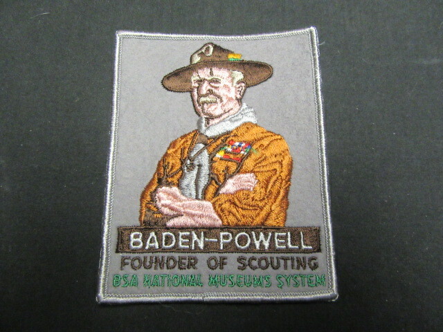 Baden-Powell Founder of Scouting BSA National Museum System Felt Patch ...