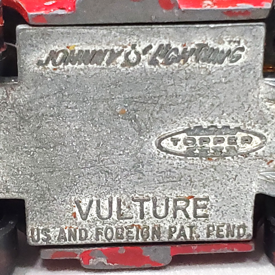 Vintage 1960’s Johnny Lightning Diecast Car Red VULTURE Poor Paint Job ...