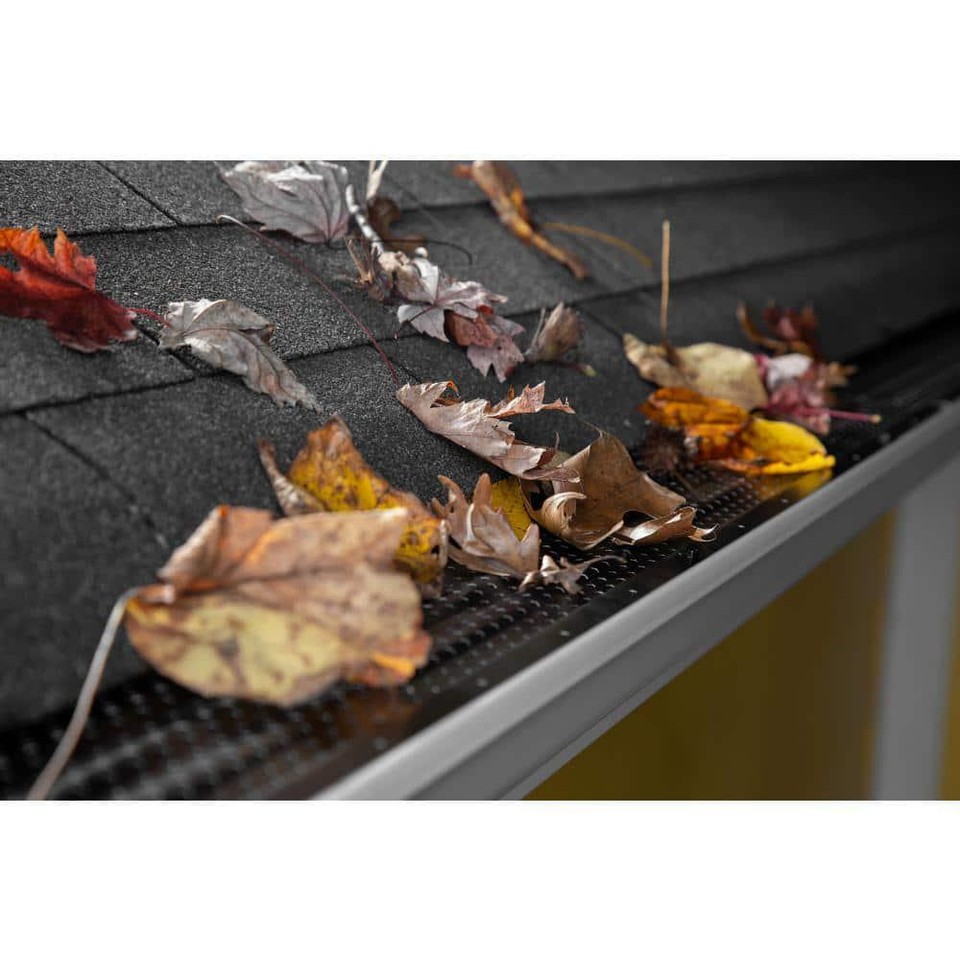 Spectra Gutter Guard 6' x 5" EcoGuard 25-Pack Aluminum Corrosion ...