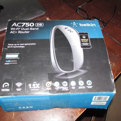 BELKIN - F9K1116V1 - AC750 Wireless Dual Band Wi-Fi Router W/ POWER ...