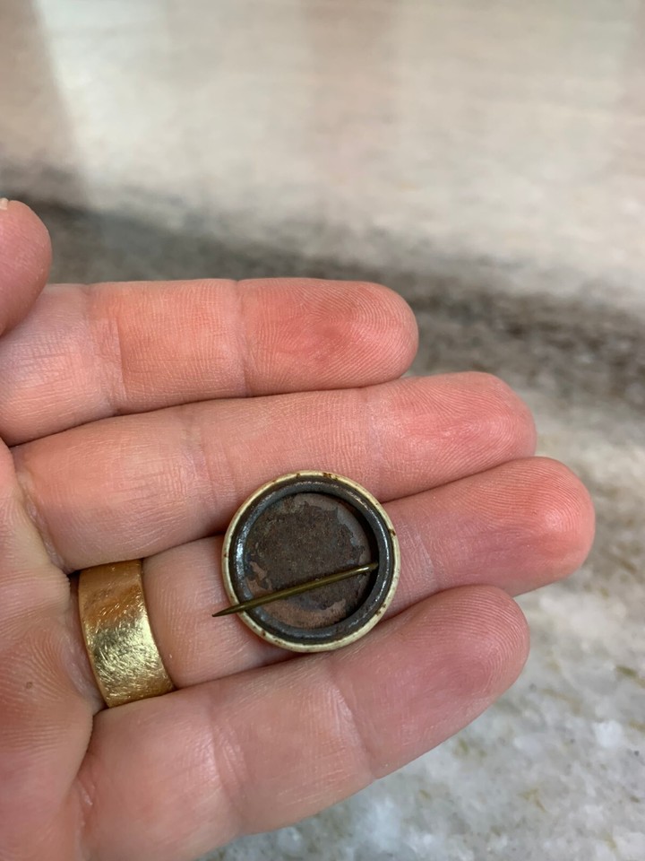 Antique / Vintage Mini / Small "All to the Mustard" Button / Pin ...