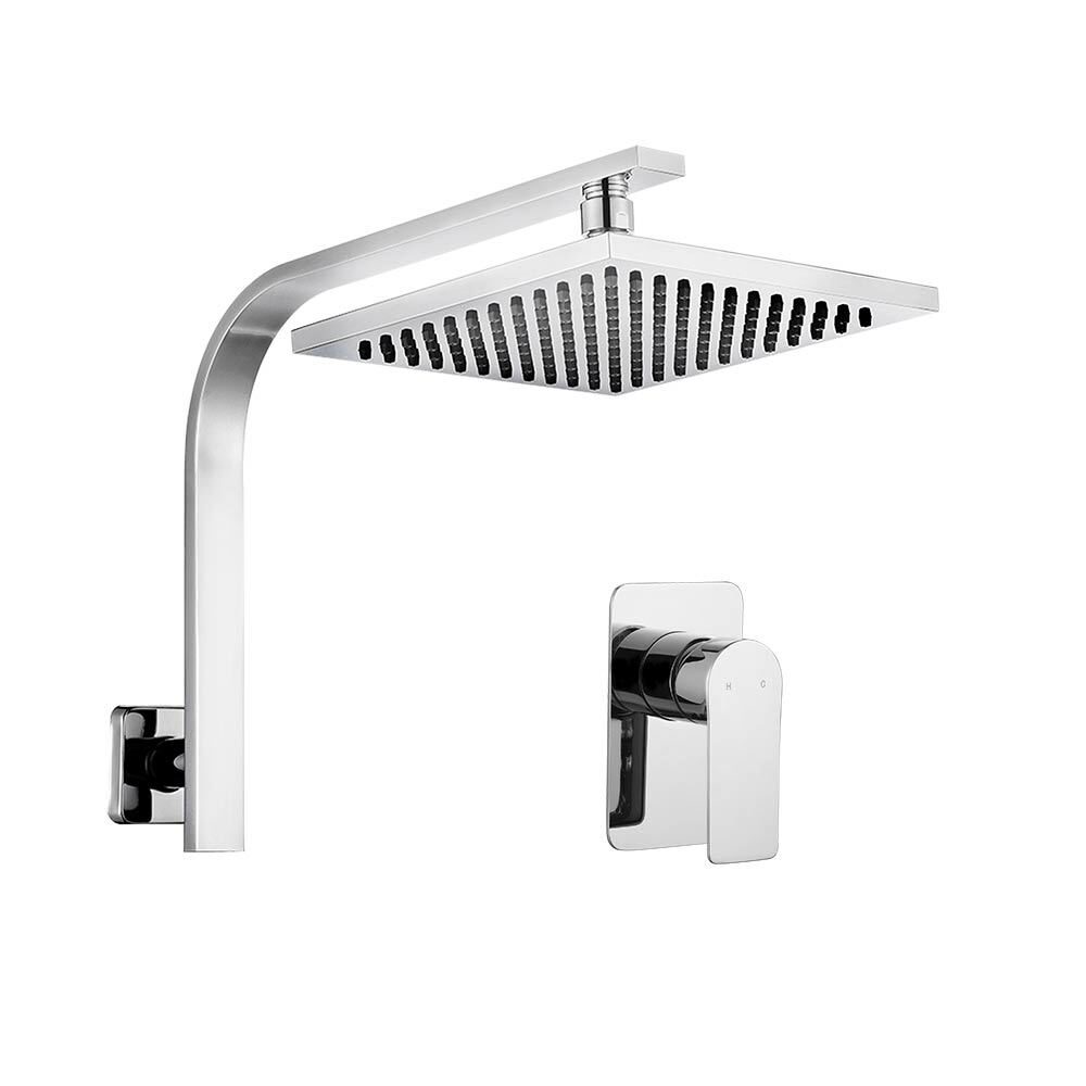 Decaura Shower Head Set 8" 9" Gooseneck Shower Arm Brass/ Shower Mixer ...