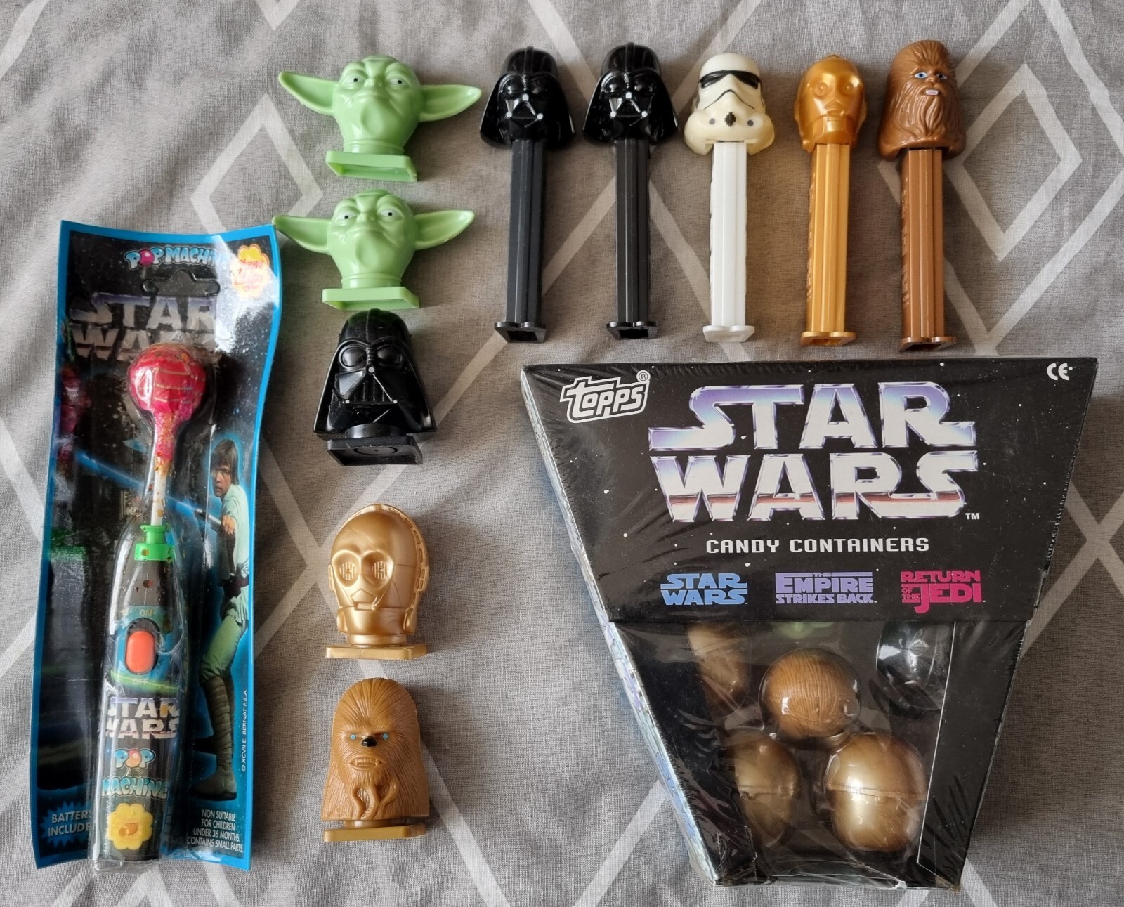 Star Wars Topps Candy And Pezz Containers | eBay
