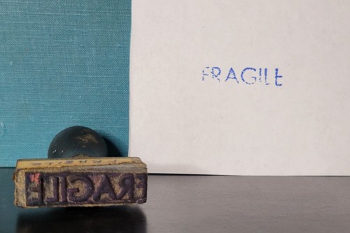 Vintage United States Post Office Wooden Handled Rubber Ink Stamp ...