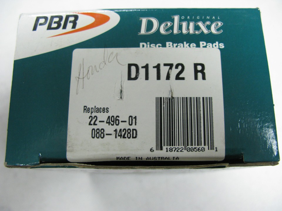 PBR D1172R Front Disc Brake Pads Fit Honda Accord (088-1428D) | eBay