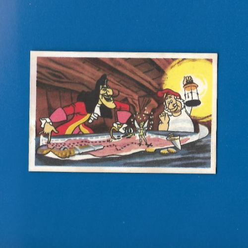 1953 Rich Serien Peter Pan Captain Hook Tinker Bell Mr. Smee Sticker ...