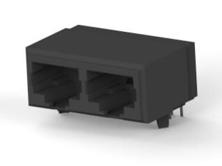 2Pcs 6368120-1 Modular Connectors / Ethernet Connectors MJ,8P,2PORT ...