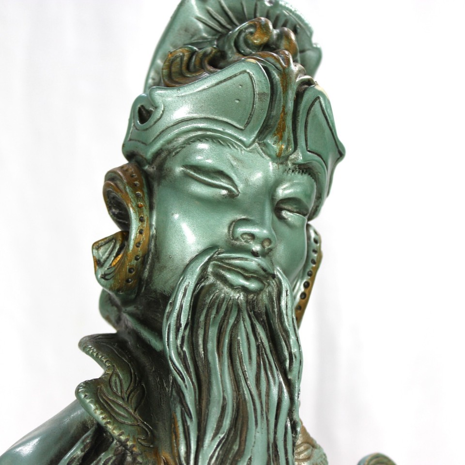 Vtg Large Monk Statue 1965 Universal Statuary Buddhist Wise Man 29 ...