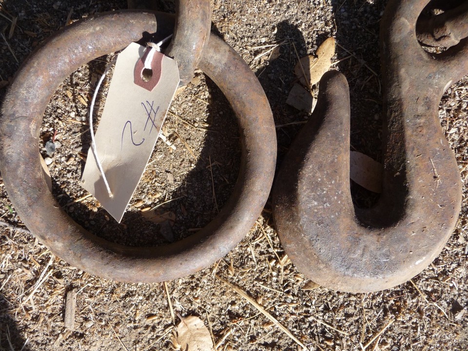 1/2" X 16' Heavy Wrecking, Log, Dozer Tow Chain with Hook & Ring #2 | eBay