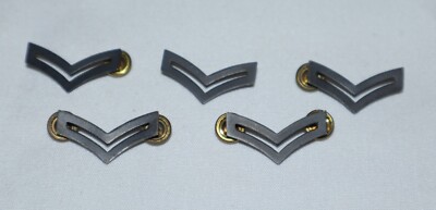US Army Chevron | x5 Vintage Corporal Black Metal Screw Back Pins ...
