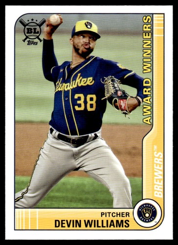 2021 Topps Big League Devin Williams AW Milwaukee Brewers #271 11106 | eBay