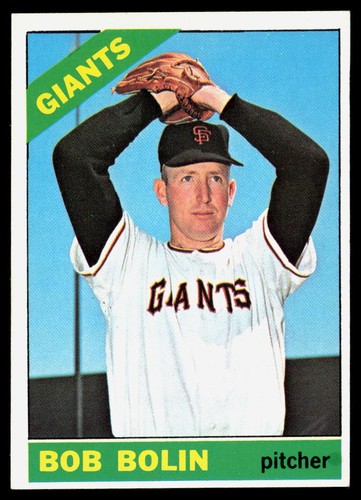 Bob Bolin 1966 Topps #61 EX-EXMNT No Crease | eBay
