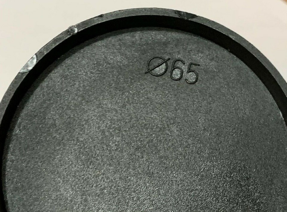 Slip On LENS CAP 65mm to 65mm outside diameter applications or 65mm ...