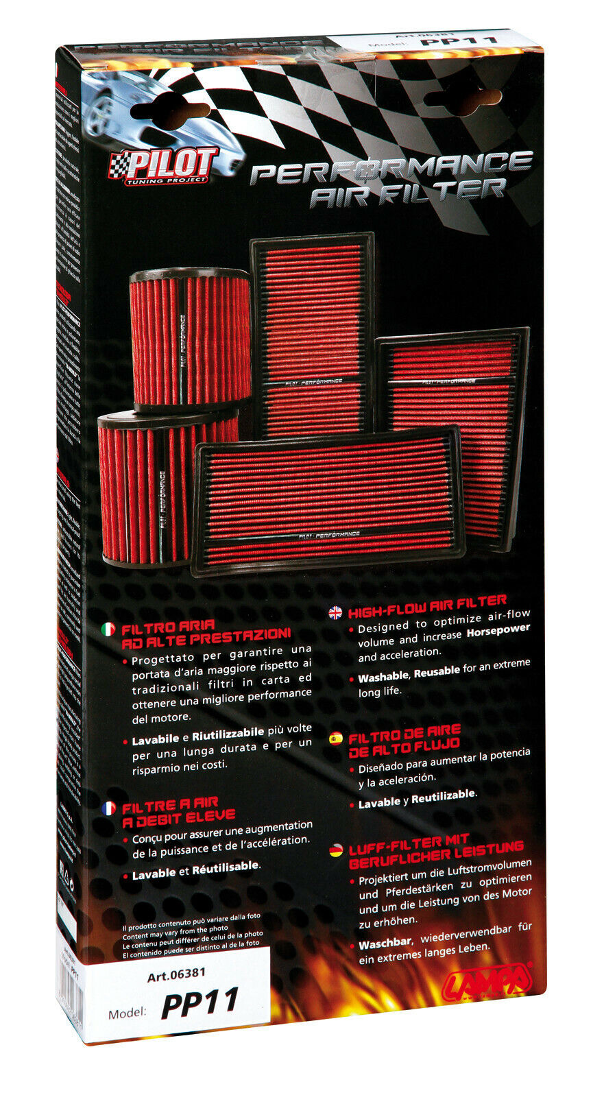 Luftfilter Pilot Performance PP11 Pilot Mercedes Classe G (W463) (10 ...