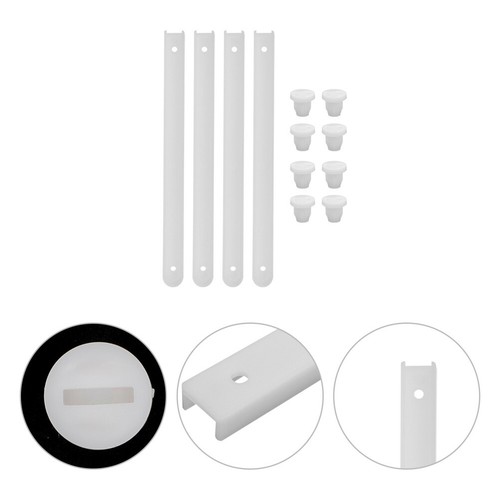 2 Sets Plastic Slide Rails Drawer Slides Replacement for Dresser | eBay