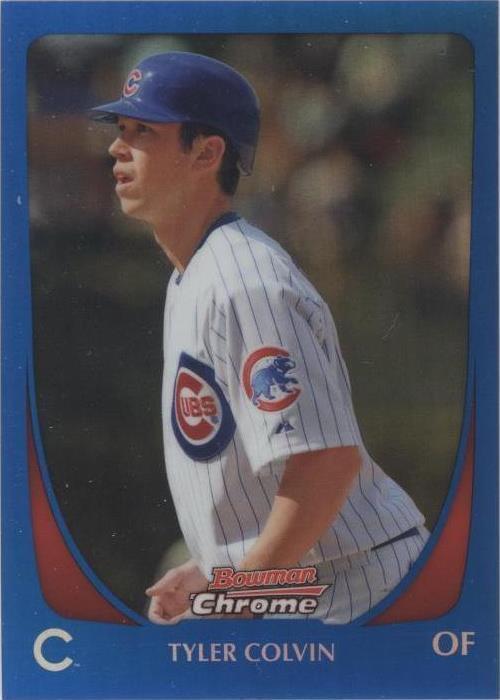 2011 Bowman Chrome - Tyler Colvin #38 Blue Refractor /150 for sale ...