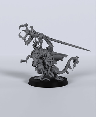 Rat Mage Sorcerer Titan Forge Miniature Dungeons and Dragons Mini DnD ...