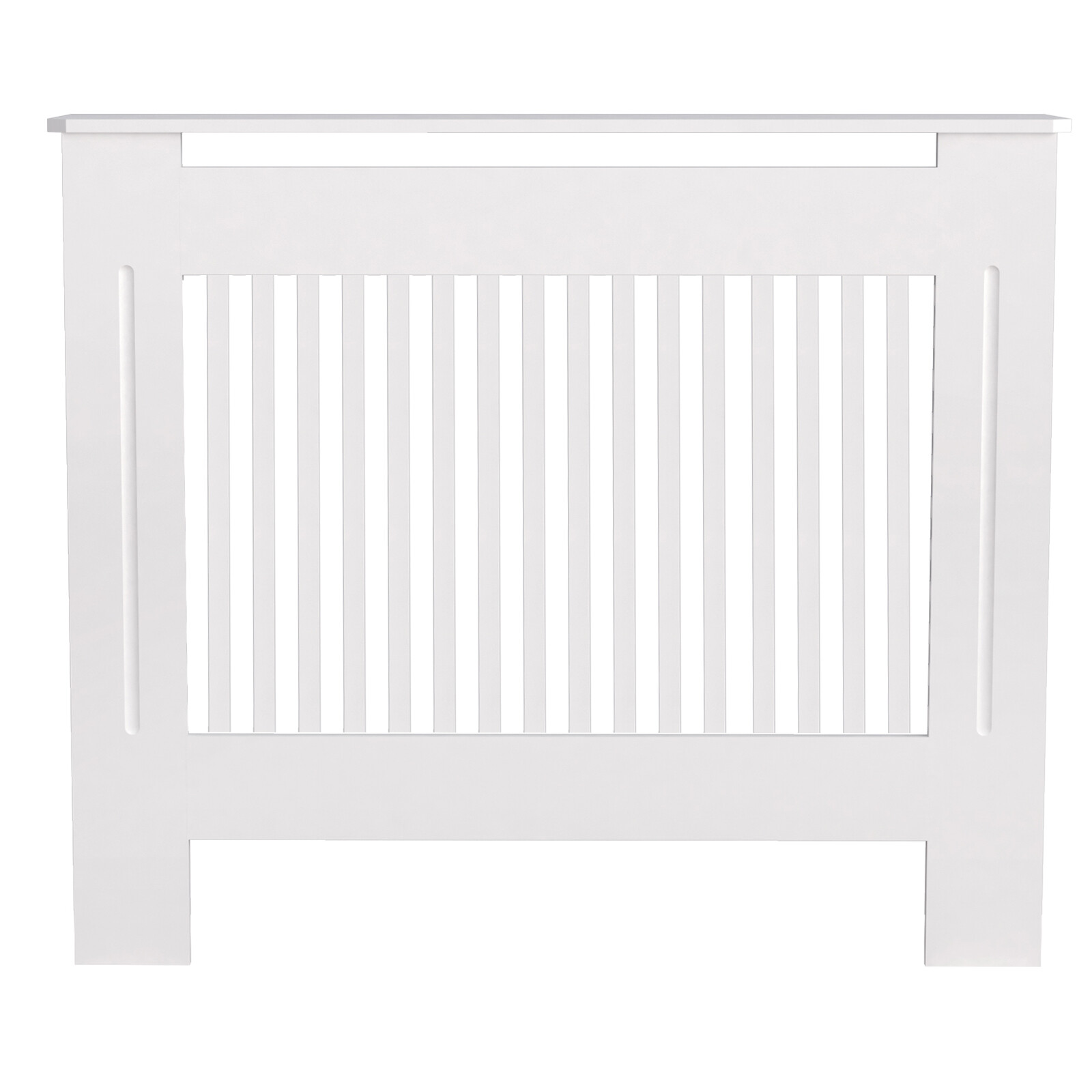91/100cm Internal Radiator Cover MDF Modern Cabinet Slatted High ...
