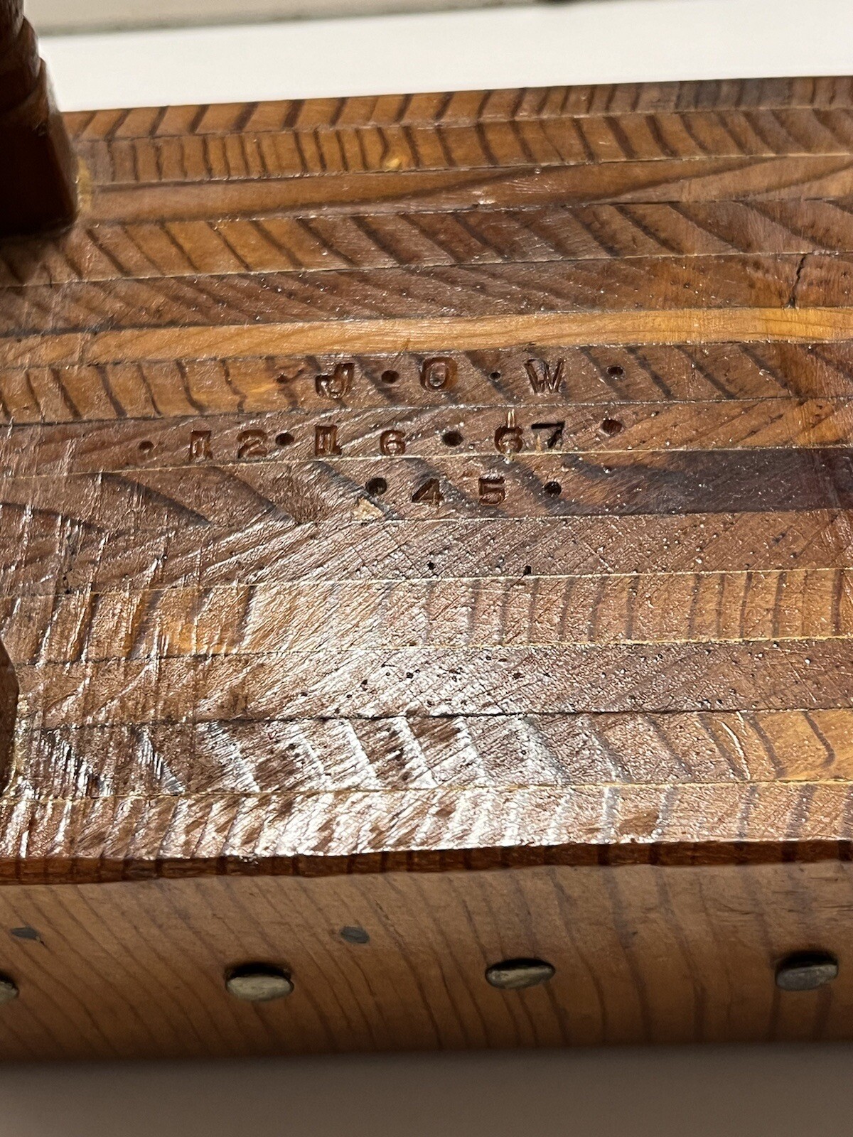 Vintage Salesman Sample Miniature Butcher Block | eBay