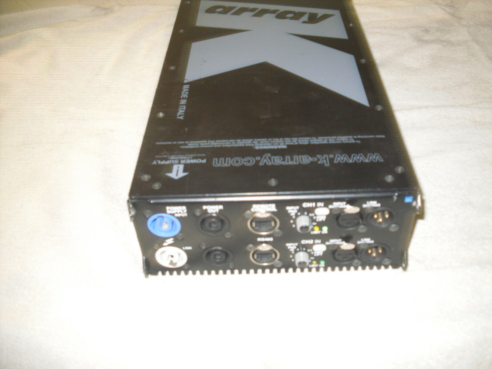 K-ARRAY KA40 4000W AMPLIFIER @ 4 OHMS (2000W PER CHANNEL) WORKS ...