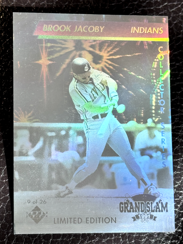 1991 Upper Deck Denny's Grand Slam Hologram - Brook Jacoby #9 - LIMITED EDITION | eBay