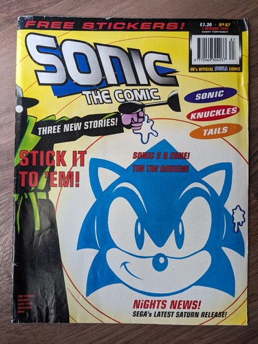 Sonic the Comic #87 - HTF - Fleetway UK Magazine - Nights Into Dreams ...