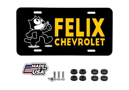 Felix The Cat License Aluminum Plate Insert Lowrider Chevy Truck Car ...