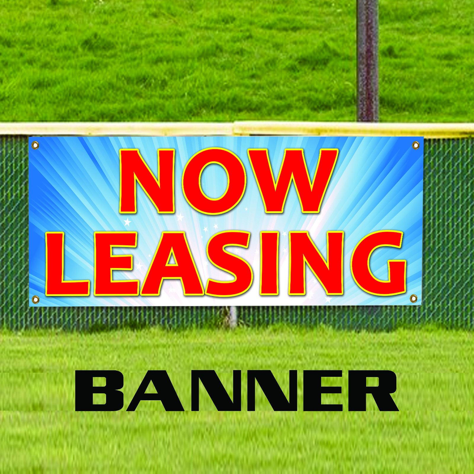 Now Leasing Advertising Business For Rent Lease Office Retail Vinyl ...