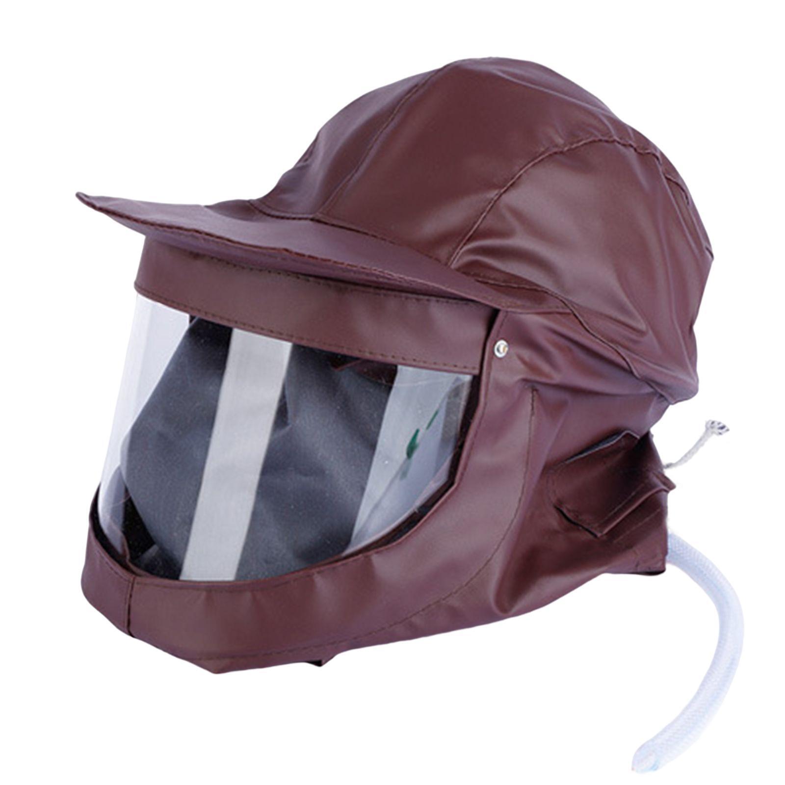Protective Sand Blasting Mask Large Transparent Lens Protective Hood ...