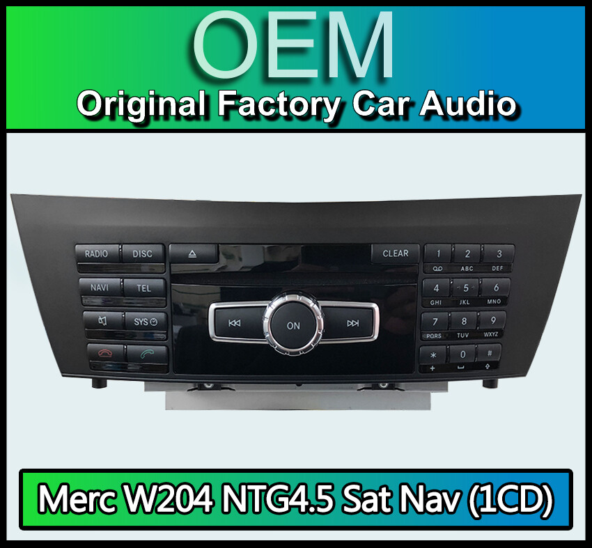 Mercedes C-Class W204 Sat Nav CD player, Mercedes NTG4.5 navigation ...