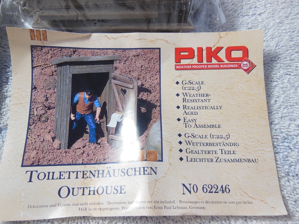 Piko G # 62246 Outhouse Building Kit (G-Scale) New | eBay
