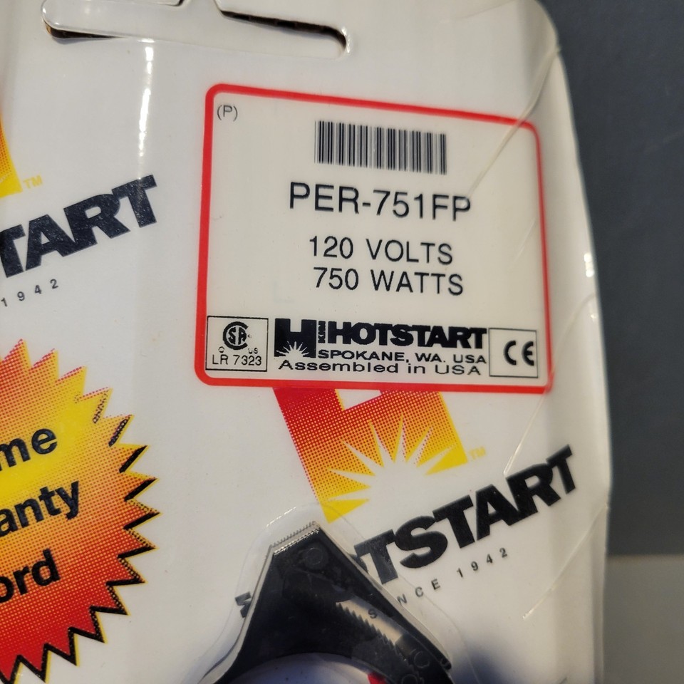 Kim Hotstart Engine Block Heater, 120V, 750W, PER-751FP | eBay