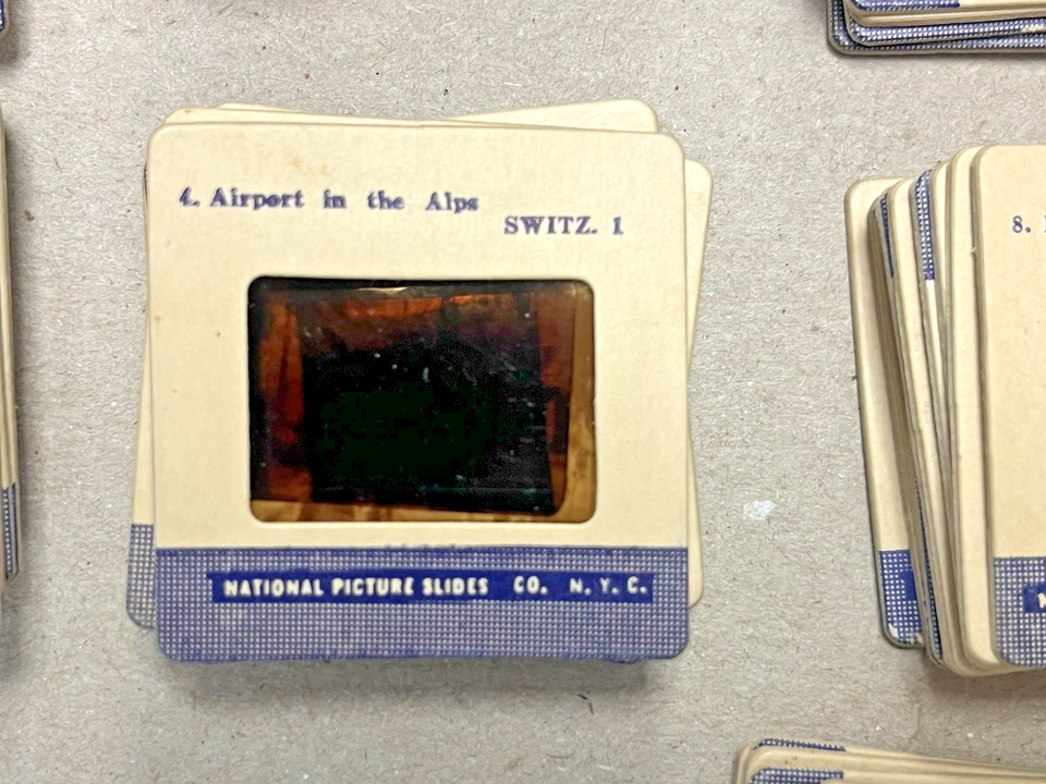 National Picture Slide Company NYC ~ vintage travel slides ~ lot of 140 ...