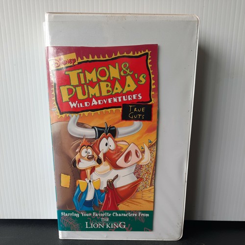 Timon and Pumbaas Wild Adventures - "True Guts" (VHS, 1996) Disney ...