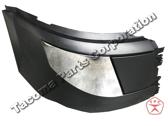 VOLVO VNL BUMPER CORNER EXTENSION WITHOUT FOGLIGHT HOLE LEFT SIDE 04-15 ...