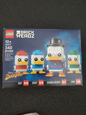 LEGO 40477 Scrooge McDuck, Huey, Dewey & Louie BrickHeadz- 340 Pieces ...