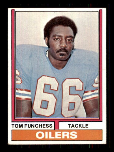 1974 Football Topps Tom Funchess Houston Oilers #527 | eBay