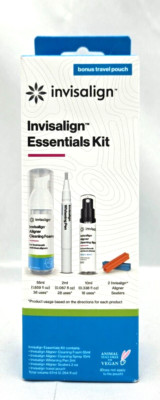 Invisalign Essentials Kit Cleaning Foam Spray Whitening Pen Aligner 02/ ...