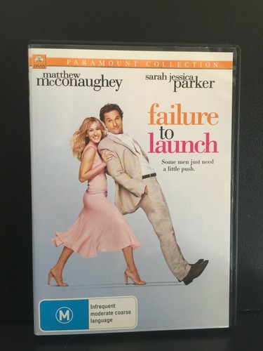 Failure To Launch - DVD PAL Region 4 Matthew McConaughey Sarah Jessica ...