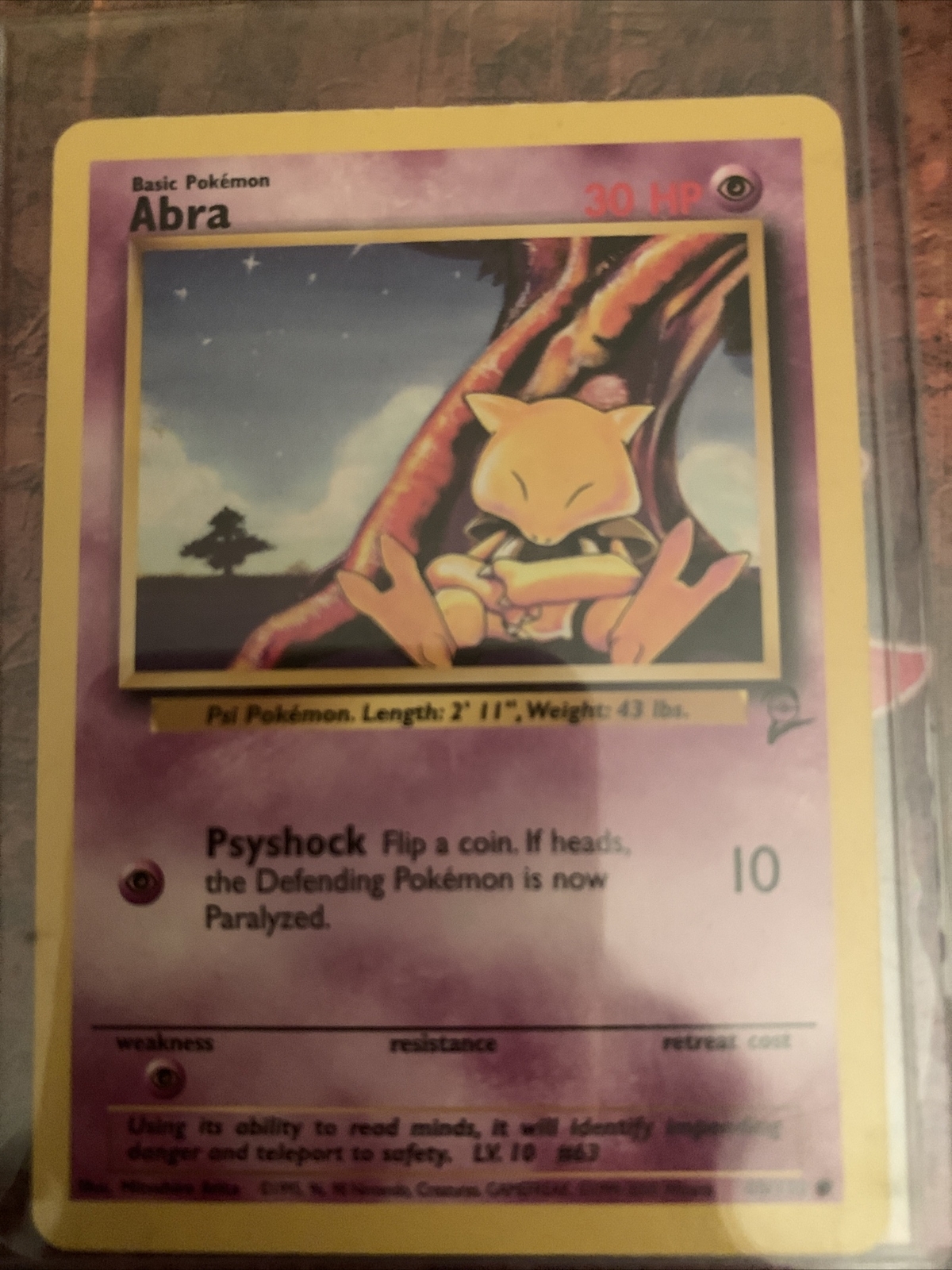 ABRA - Base Set 2 - 65/130 - Common - Pokemon Card - Unlimited Edition ...