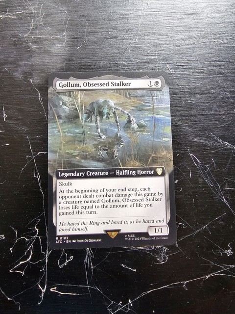 MTG Gollum, Obsessed Stalker Tales of Middle-earth Commander 0109 ...