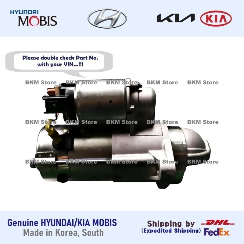 Genuine 361004A160 Starter Assy for H-1 / Starex 07-17, H-100 / Portor2 ...