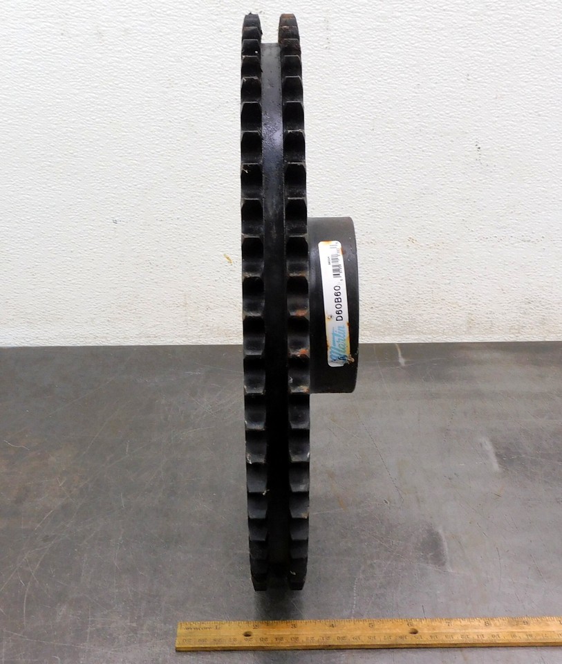 Martin D60B60 Double Roller Chain Sprocket #60 60 Teeth 1-1/4" Bore | eBay