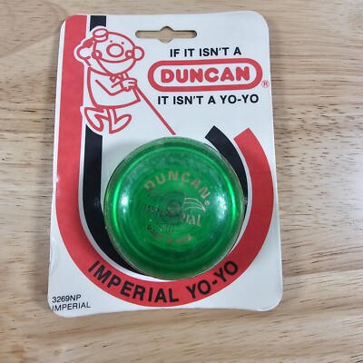 Vintage Deadstock 1986 Duncan 3269NP IMPERIAL GREEN Yo-Yo YOYO NEW ...